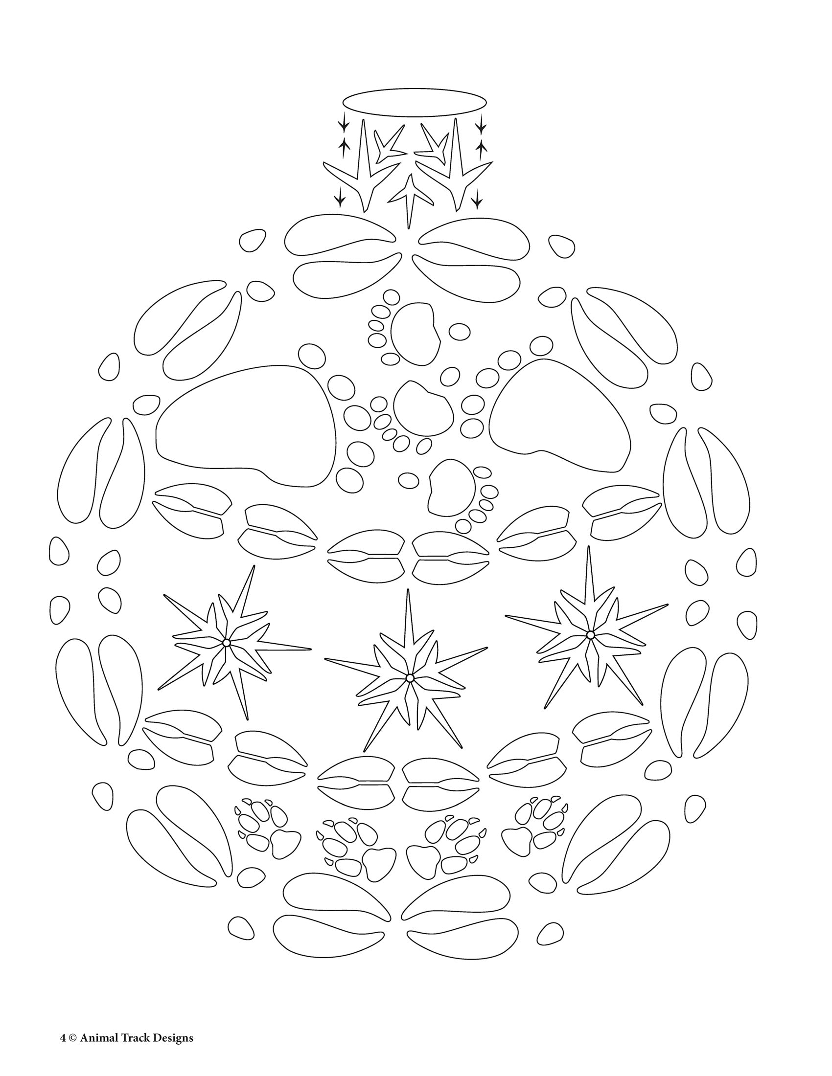 Animal Tracks Coloring Page Animal Tracks Identify The Tracks,
